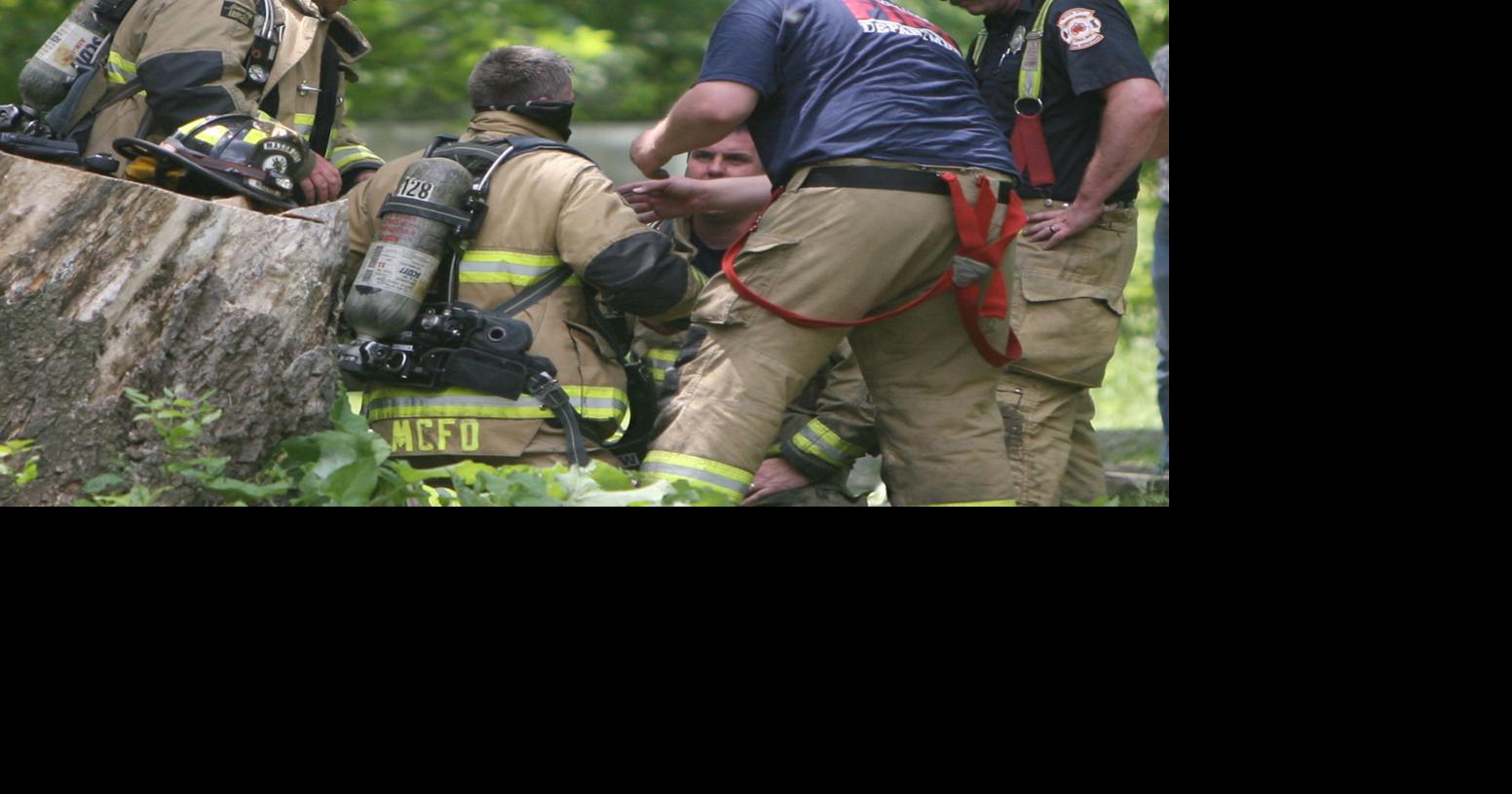 Firefighter overcome by heat at Mason City house fire