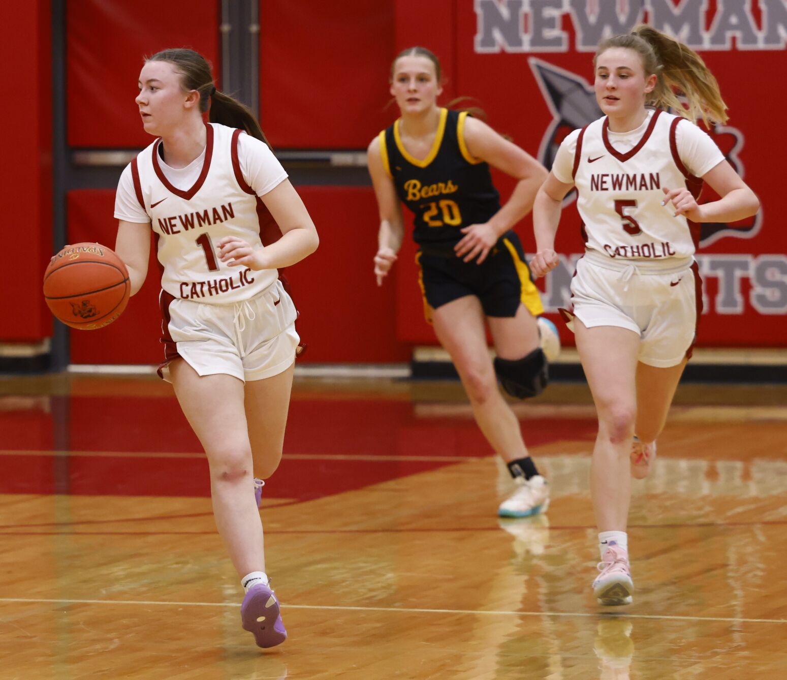 High School Girls Basketball Newman Catholic Bishop Garrigan