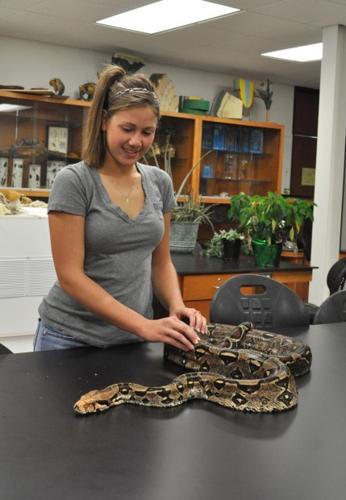 Student is keeper of Waldorf snake