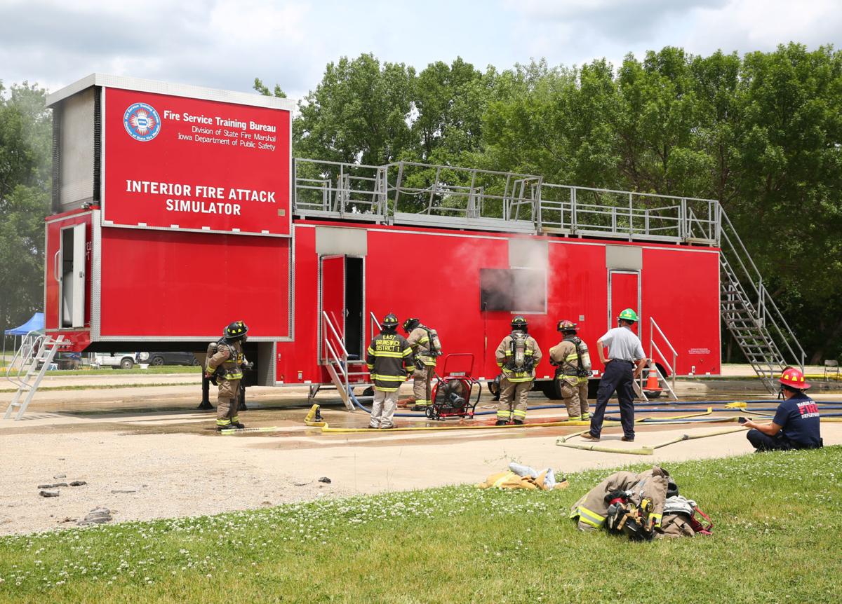 Fire department practices putting out fires | Mason City & North Iowa ...