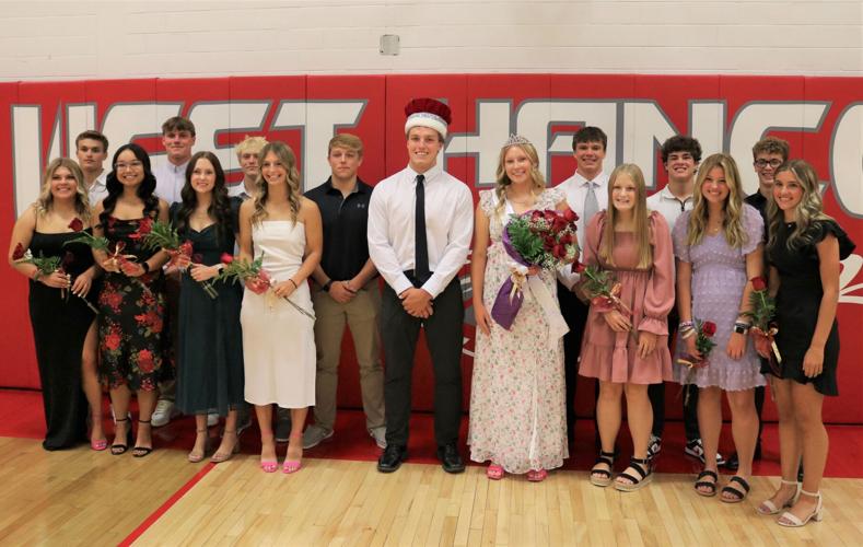 West Hancock Eagles king, queen crowned early during busy homecoming week