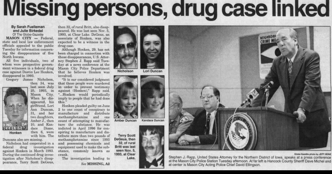 Dustin Honken murder case timeline