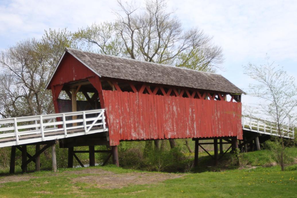 The story behind North Iowa's lone covered bridge