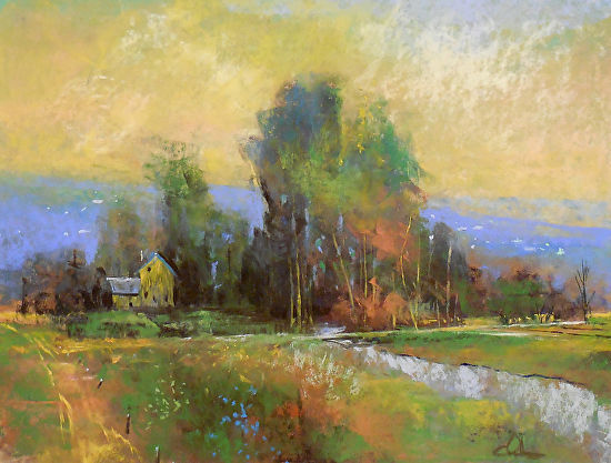 Painting with pastels workshop with Tom Christopher set