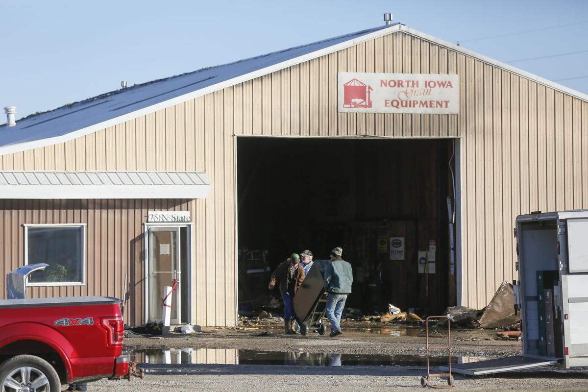 North Iowa Grain Equipment in Garner engulfed in flames