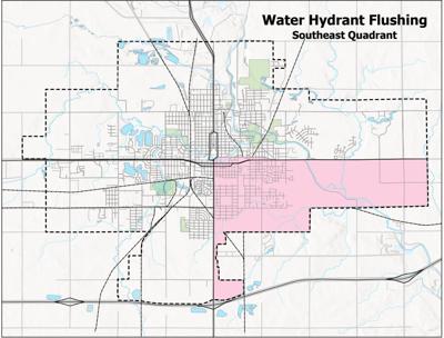 Hydrant flushing to begin Monday, Sept. 23 on Mason City's southeast side