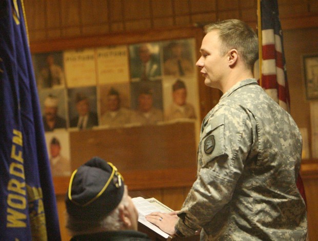 Afghanistan veteran speaks of sacrifice at Mason City ceremony