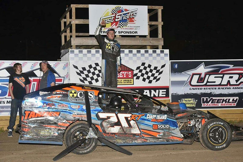 Thornton makes adjustments to grab win at Mason City Motor Speedway