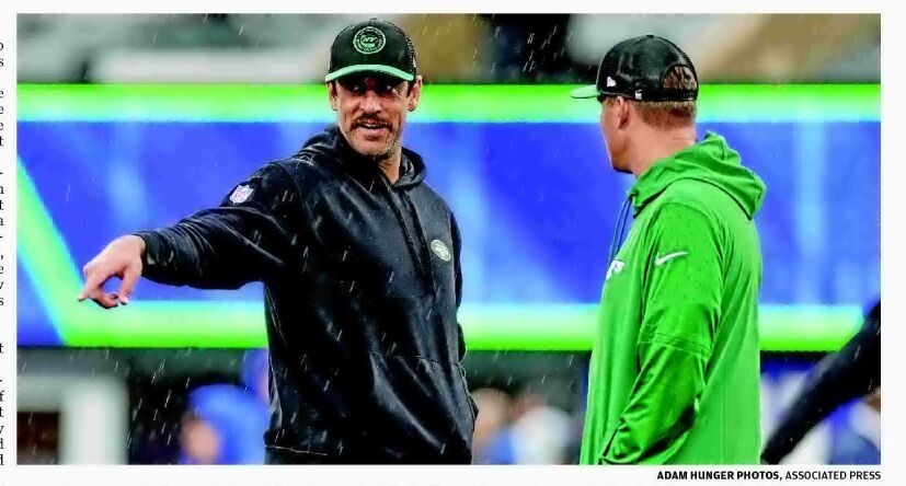 Rodgers' return to Jets' facility provides lift