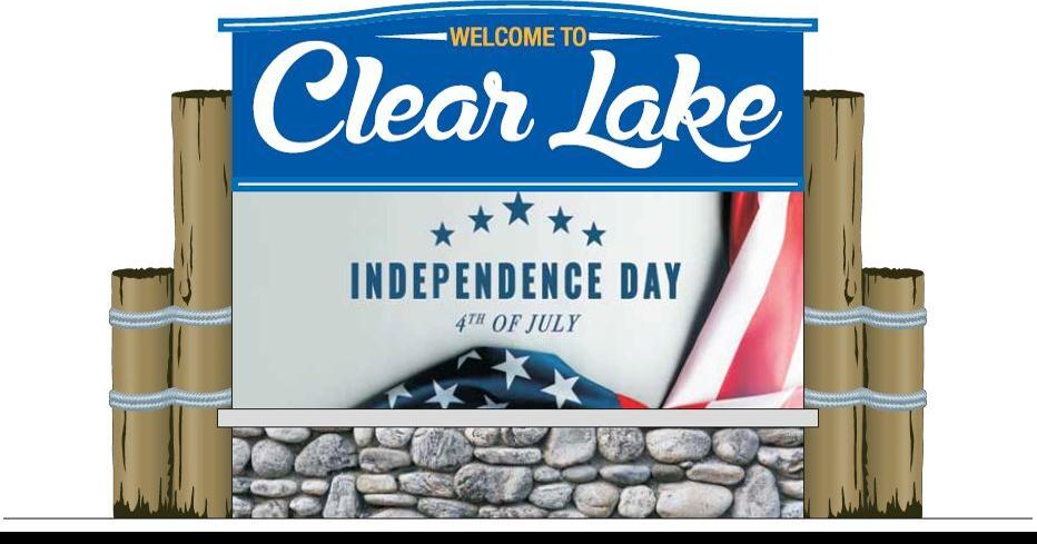 Clear Lake purchases new welcome signs, including two with LED video boards