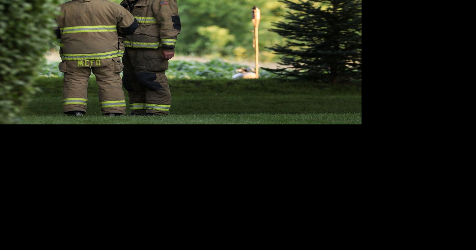 Firefighters extinguish grill propane tank fire