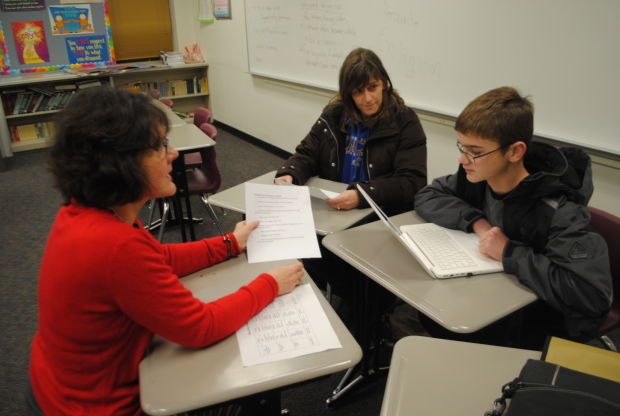 Forest City students lead parent-teacher conferences