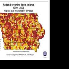Radon present across Iowa