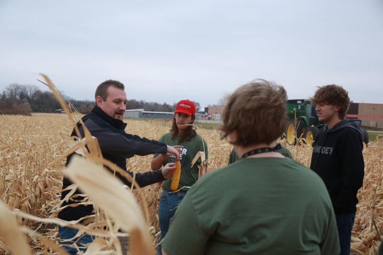 Clear Lake FFA harvests corn plot