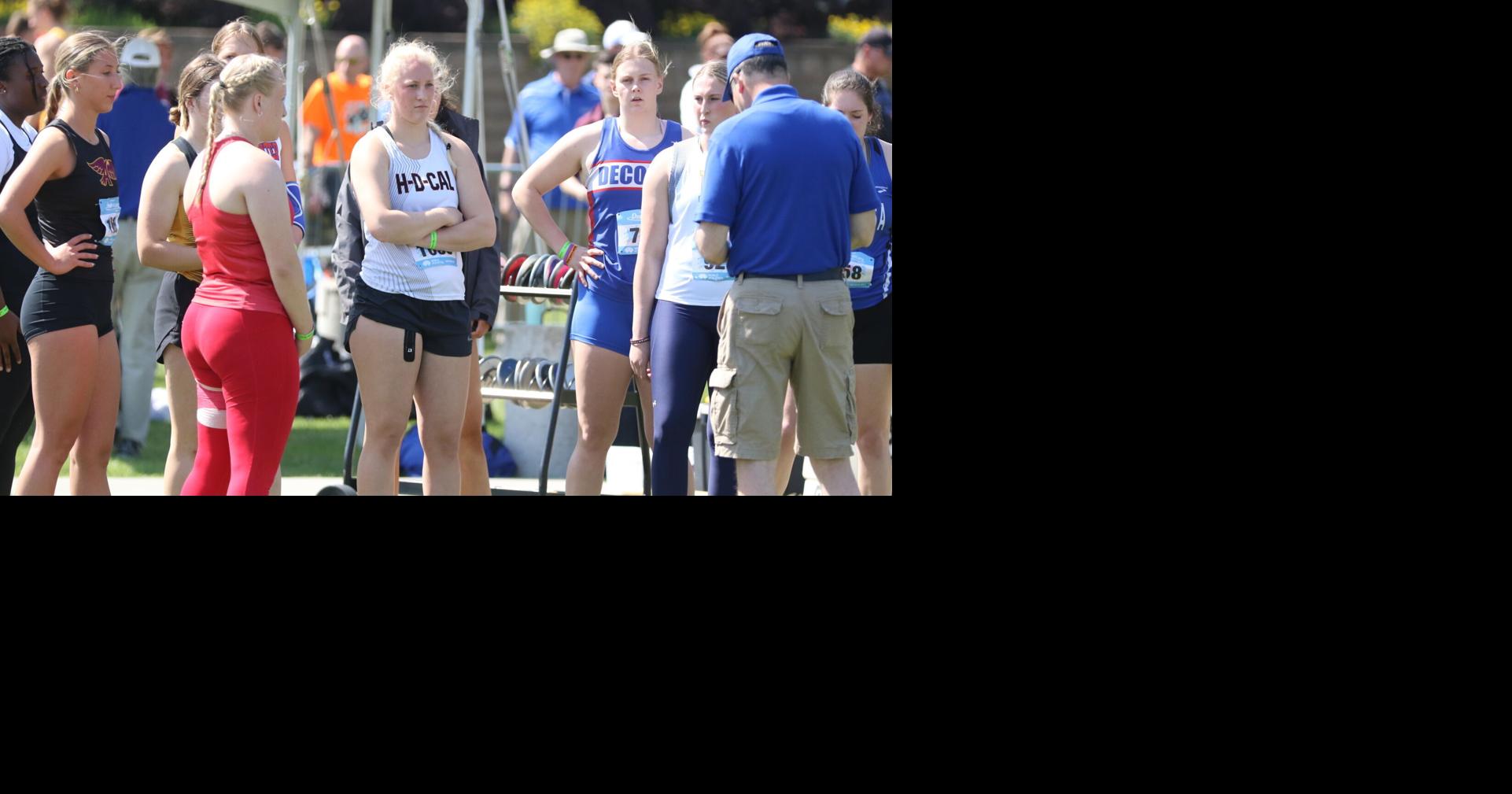 Hampton-Dumont-CAL thrower Charlee Morton wins girls' discus throw at ...