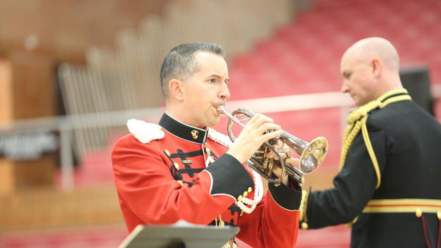 Marine Band visits Mason City