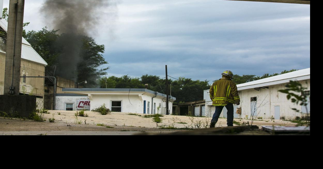 Fire reported at former Croell Redi-Mix plant