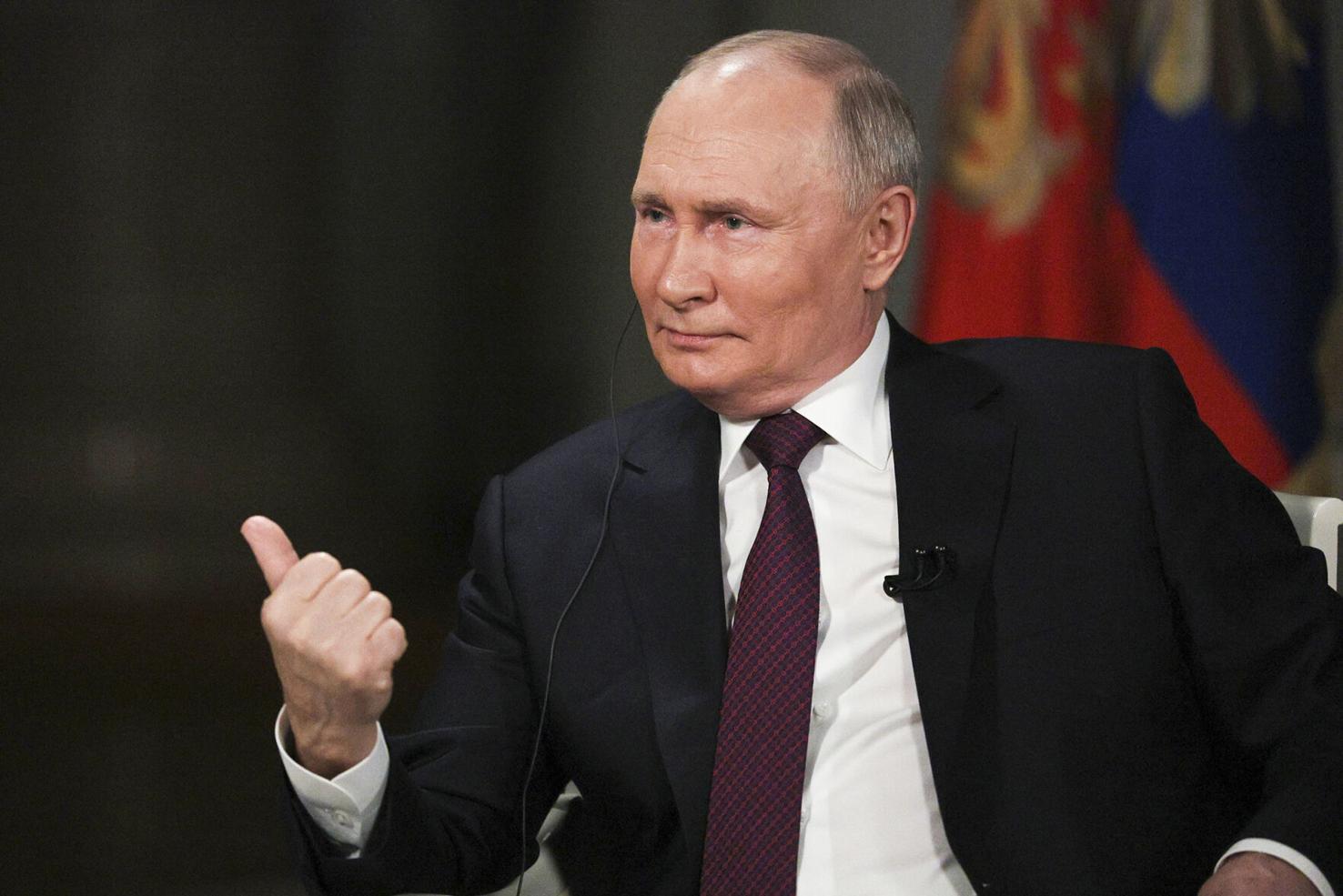 Putin uses Carlson interview to press his Ukraine narrative
