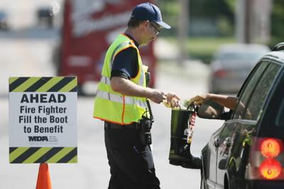 Firefighters raised over $14,000 in Mason City MDA drive