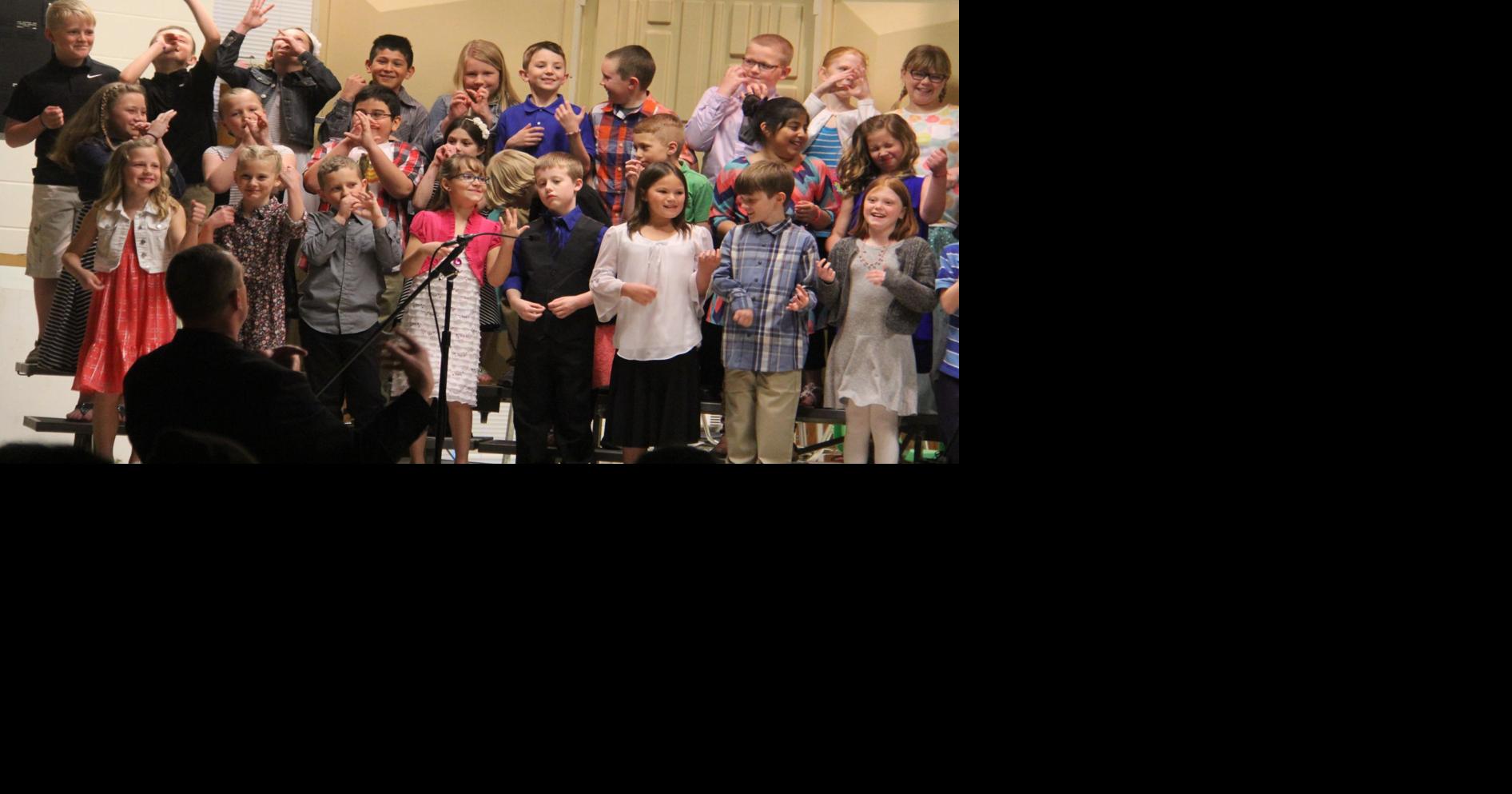 West Hancock elementary students present spring concerts