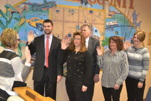 Hancock County elected officials sworn in