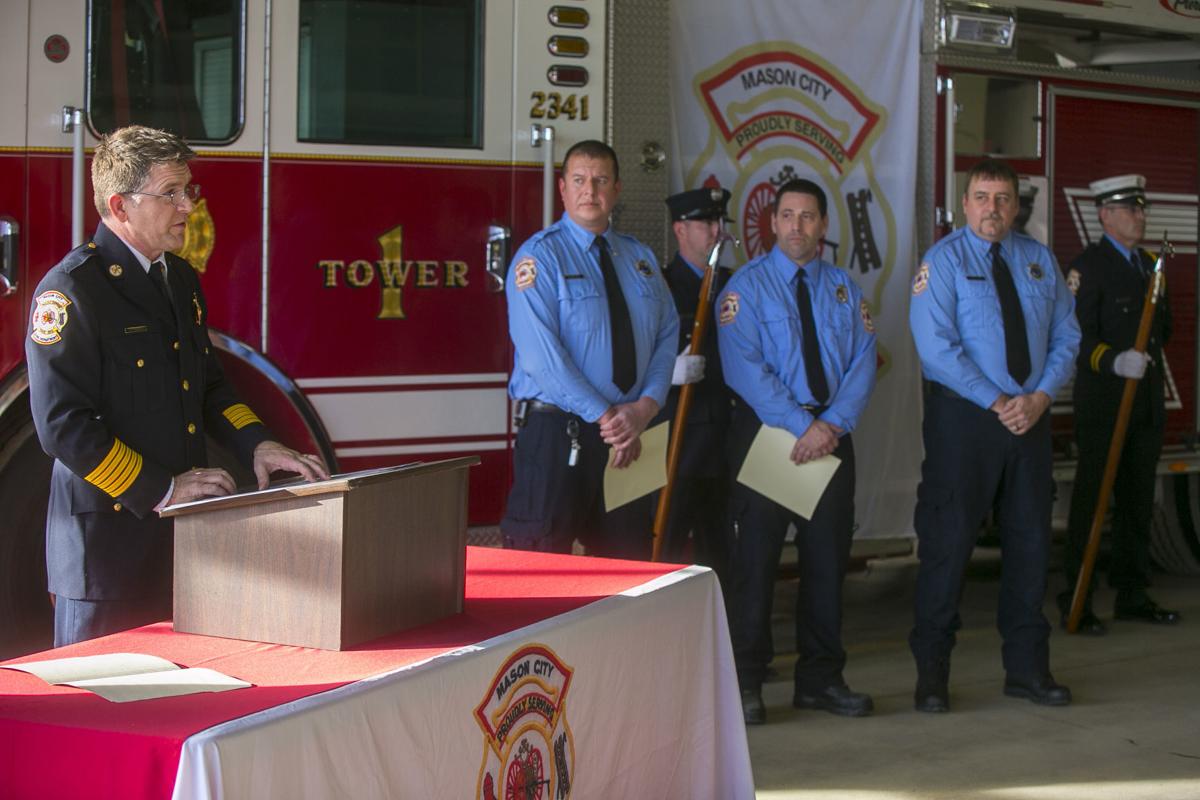 Two promoted, one hired at Mason City Fire Department (with photos)