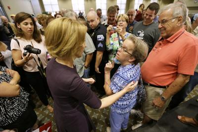 At Davenport stop, Fiorina says she would get tough on Chinese