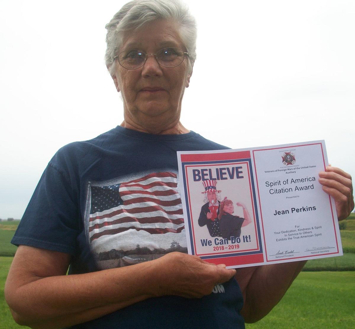 Perkins receives national honor