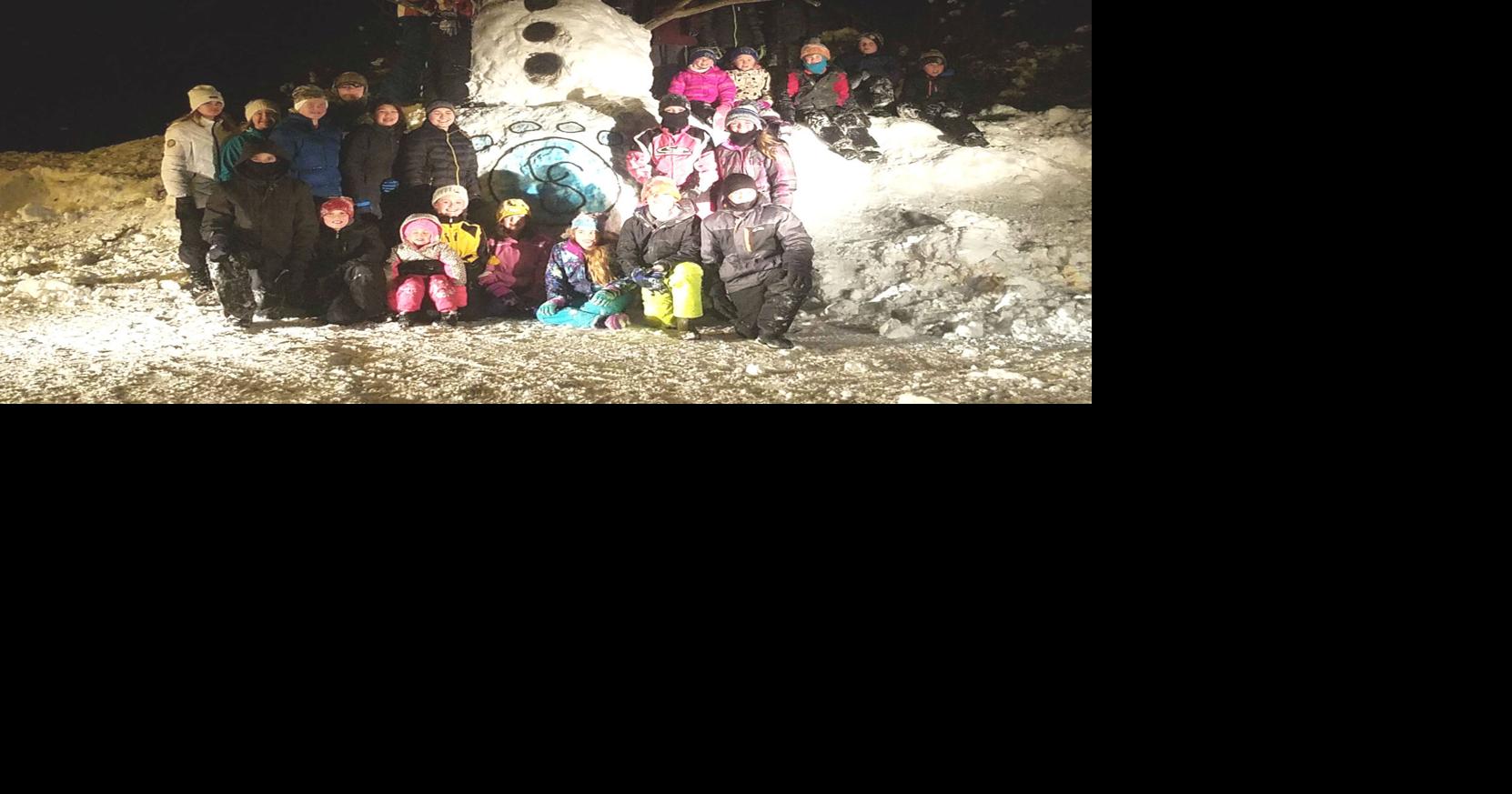 Healthy habits talk at North Iowa school snowballs into snowman contest