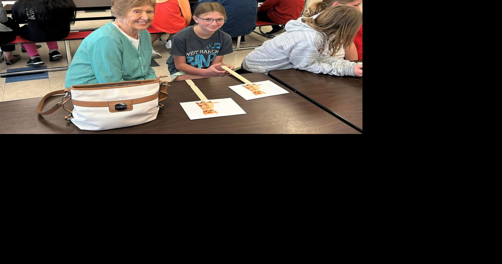 Six-month RSVP pen pals revealed at West Hancock Elementary School (copy)