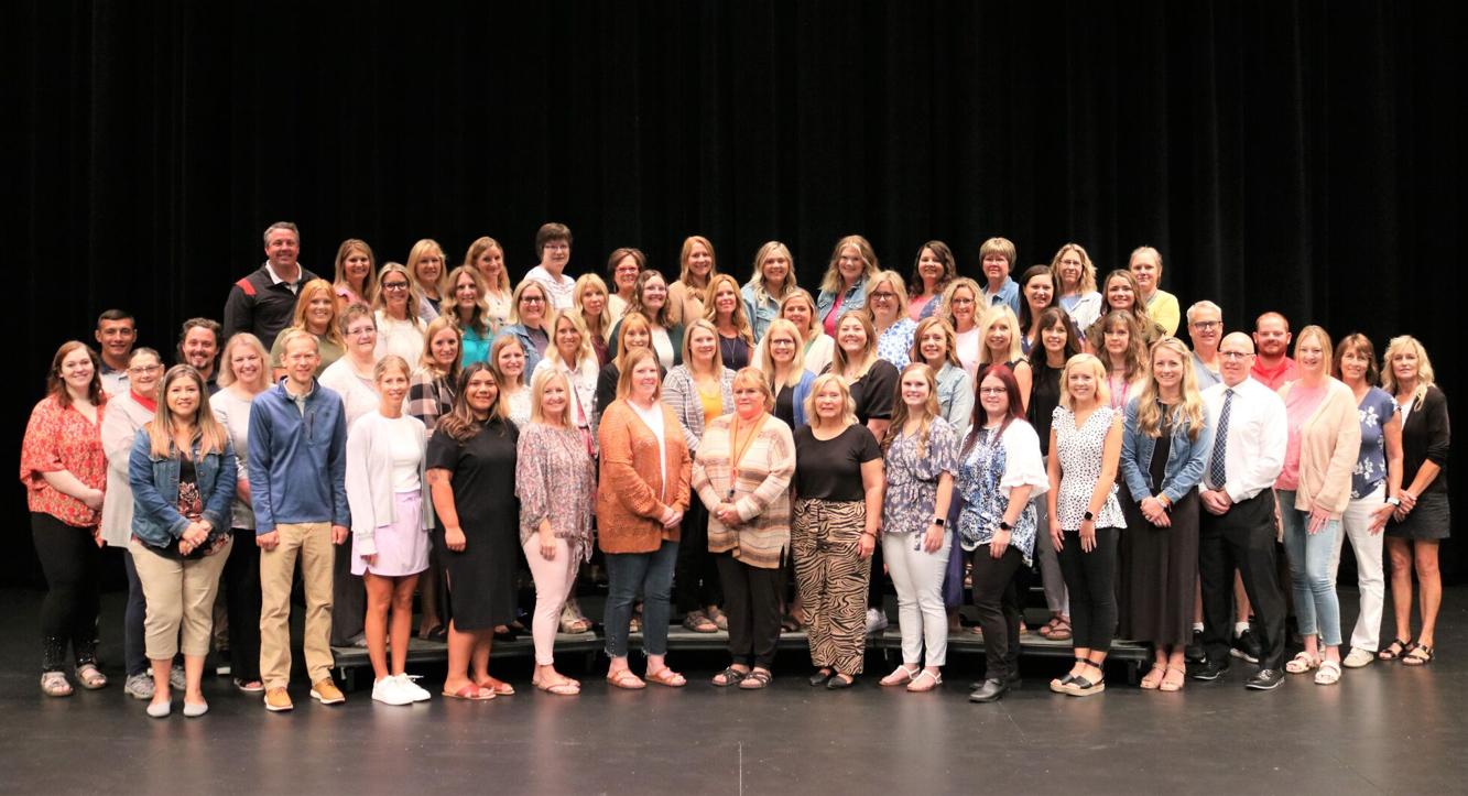 Staff members at Forest City Community Schools begin 2023-24 school year