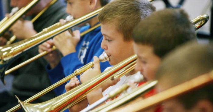Fifth-grade band concert