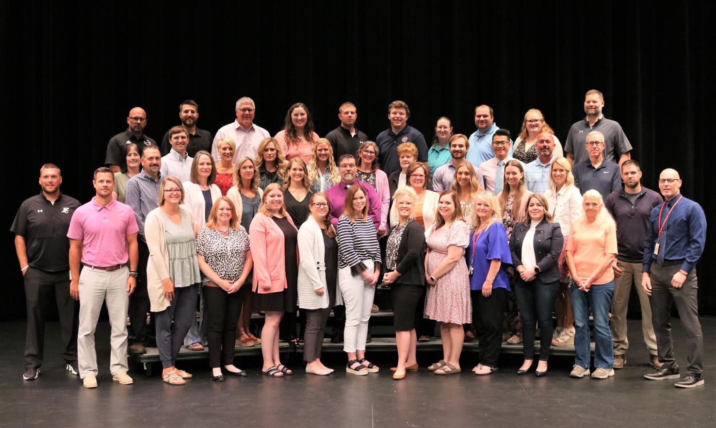 Staff members at Forest City Community Schools begin 2023-24 school year