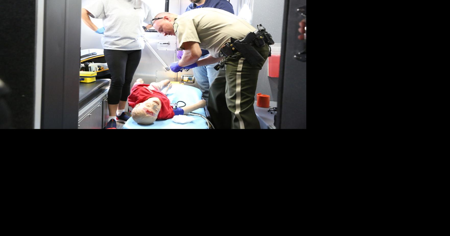 Mitchell County hosts mobile training for 60 EMS personnel