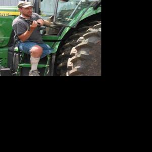 Disabled farmer gets to work