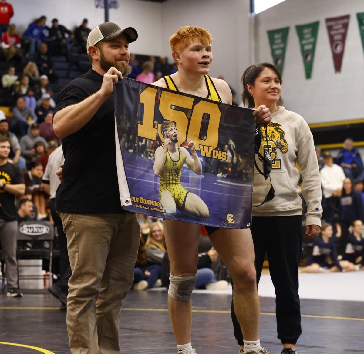 High School Boys' Wrestling: Clear Lake's Christian Dunning