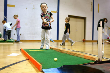 Mini-golf course combines science with 18 holes of fun