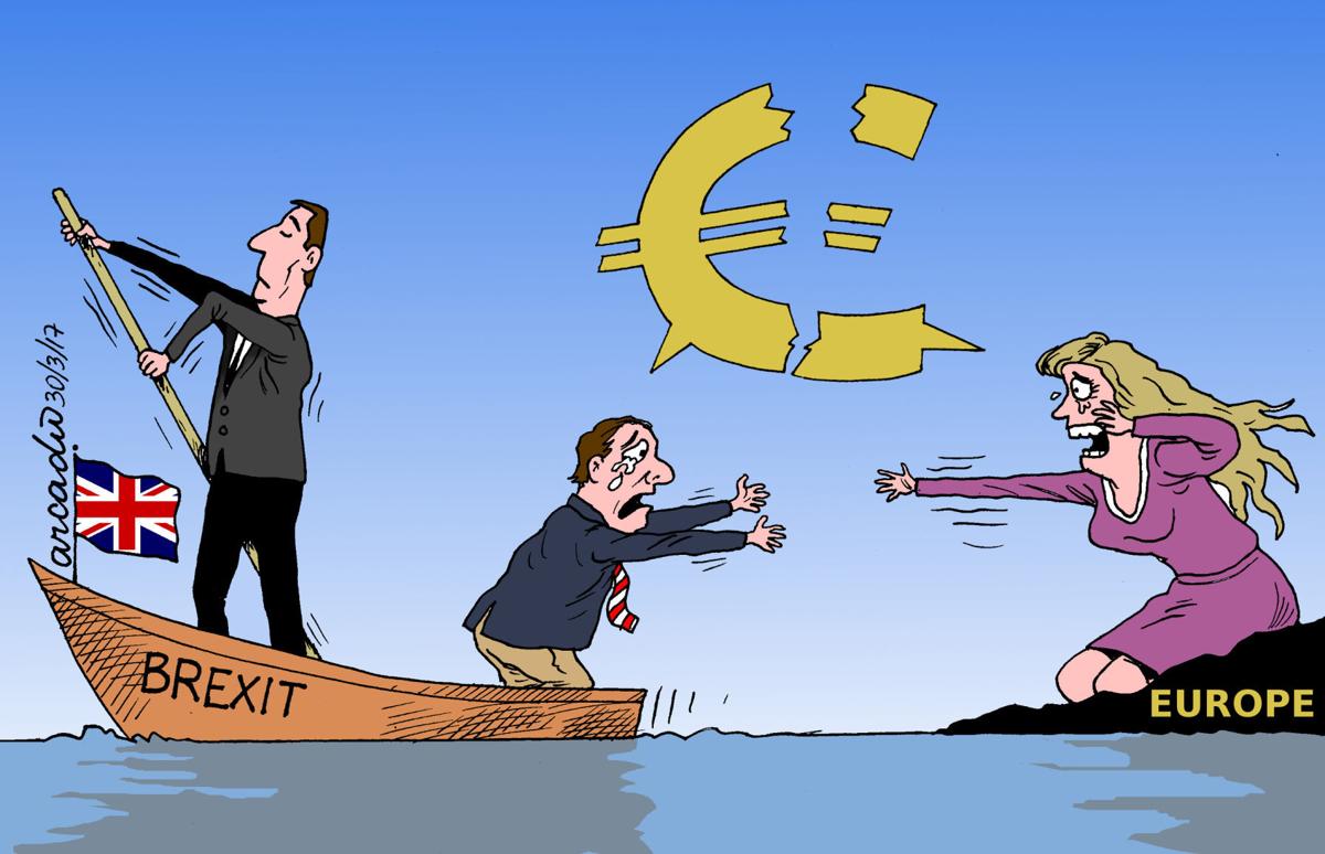 Political cartoons: Opening Day, Trumpcare, Brexit, coal, Turkey ...