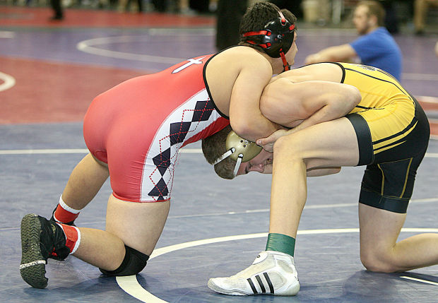 Wilcke pins, then poses for Lions