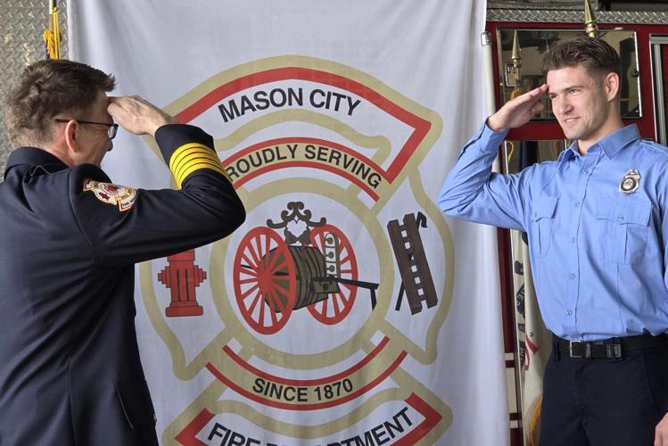Five new members join Mason City Fire Department
