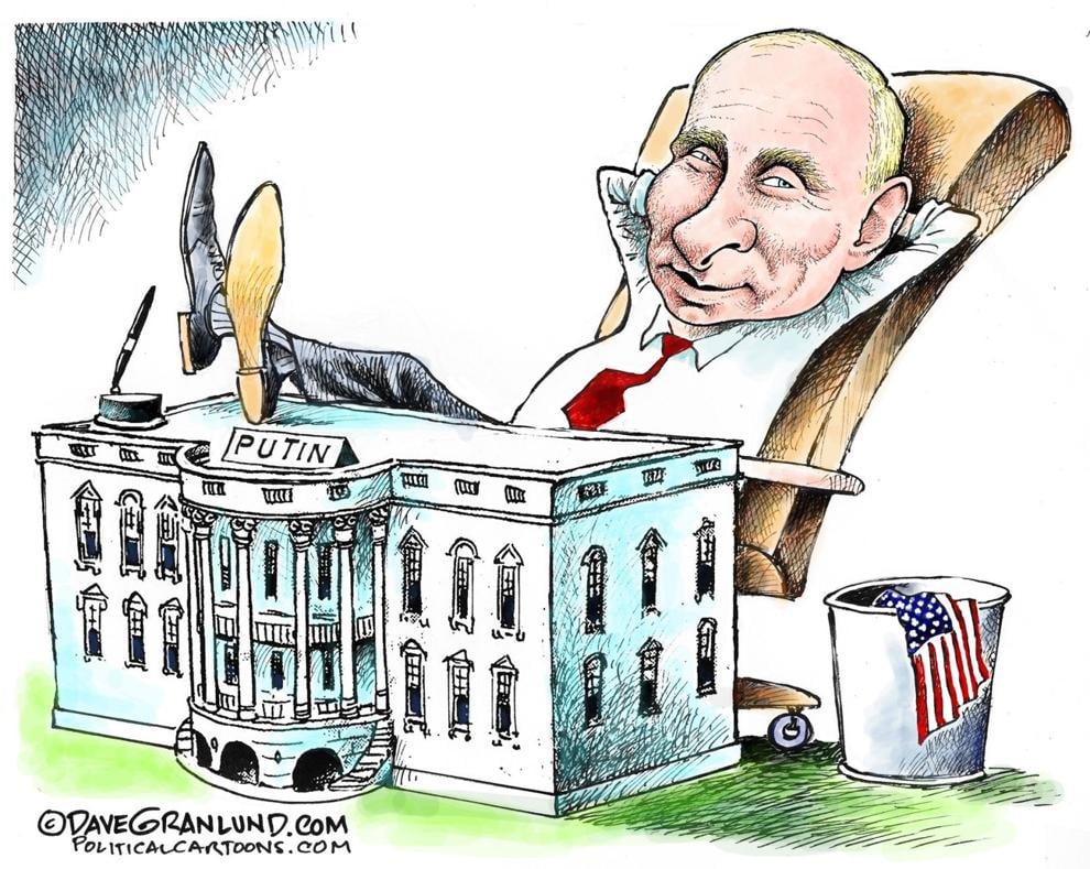 Putin Desk By Dave Granlund