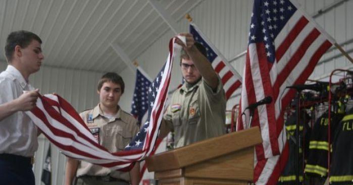 Piece of 9/11 steel donated to Floyd fire department