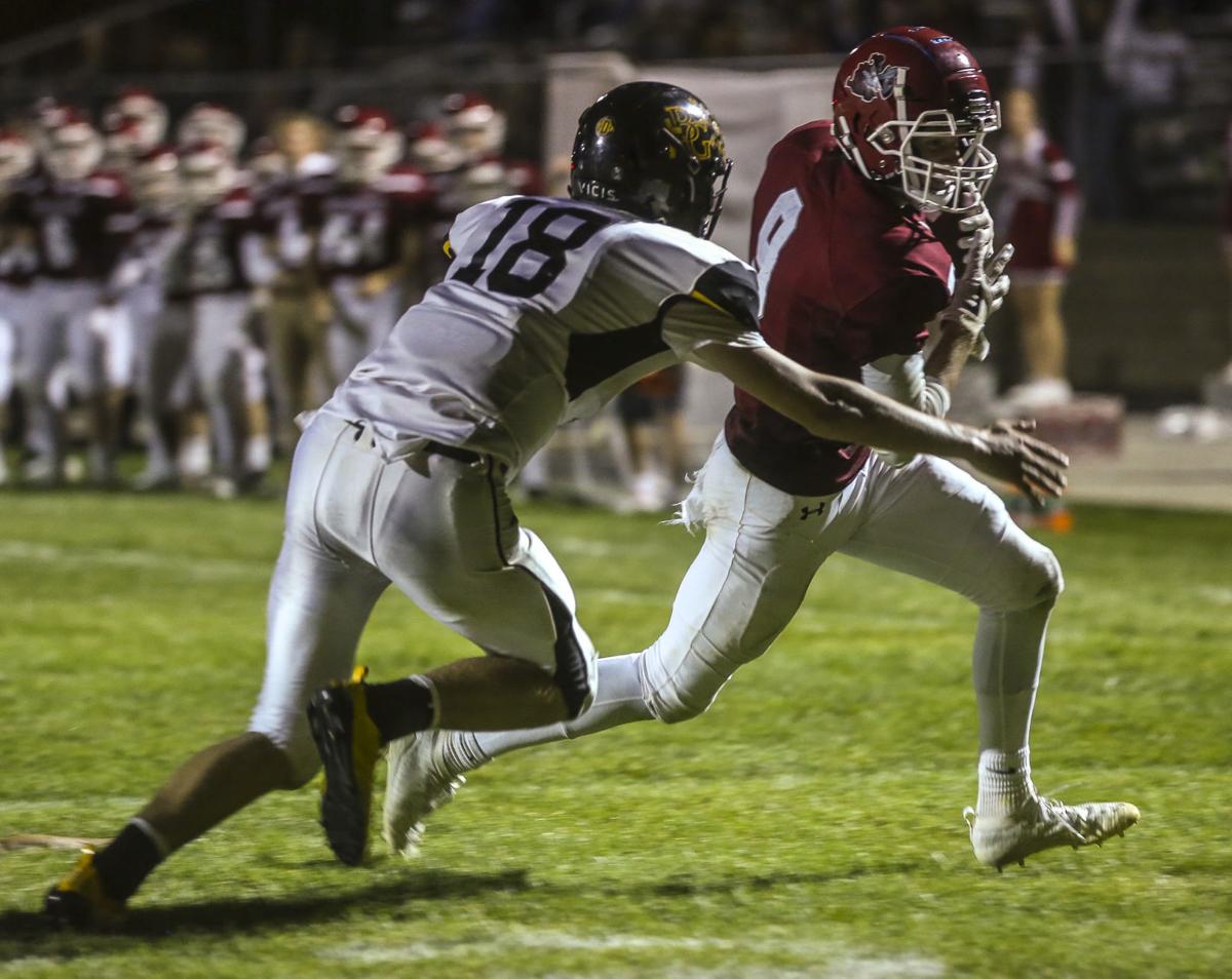 Bishop Garrigan football beats Newman Catholic by a touchdown