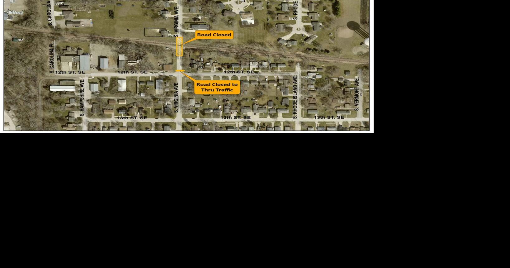 Road closure scheduled for Thursday morning in Mason City