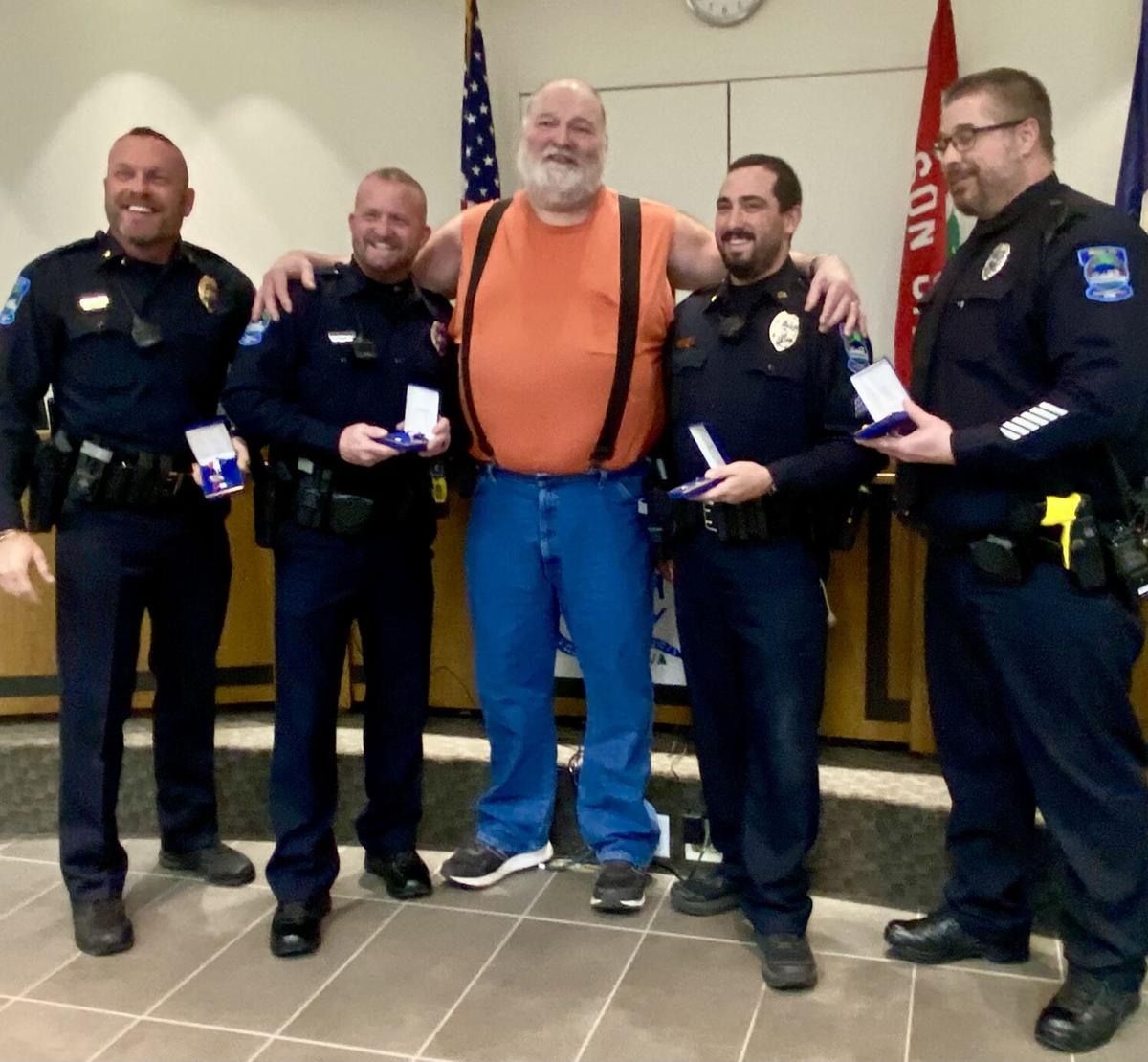 MCPD credited with saving local man's life