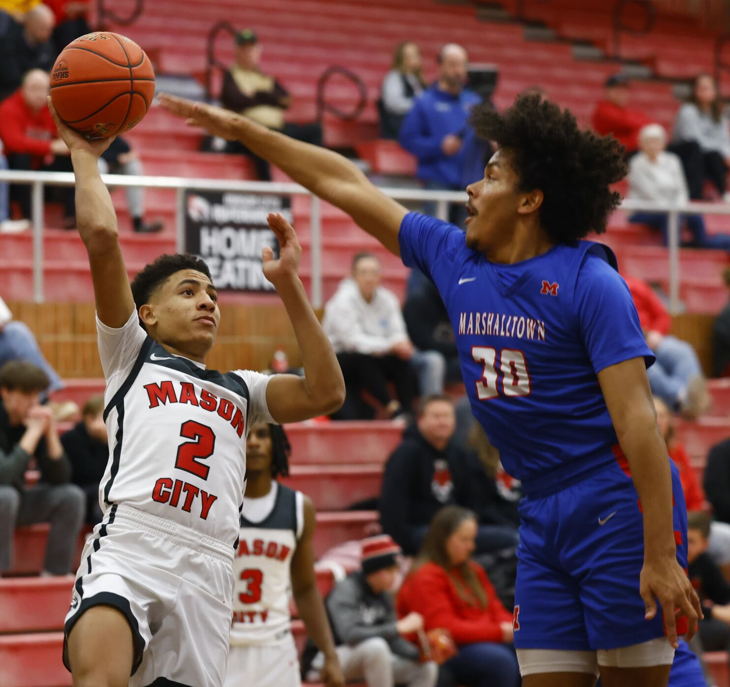 PHOTOS: Mason City hosted Marshalltown in boys' basketball, Tuesday ...