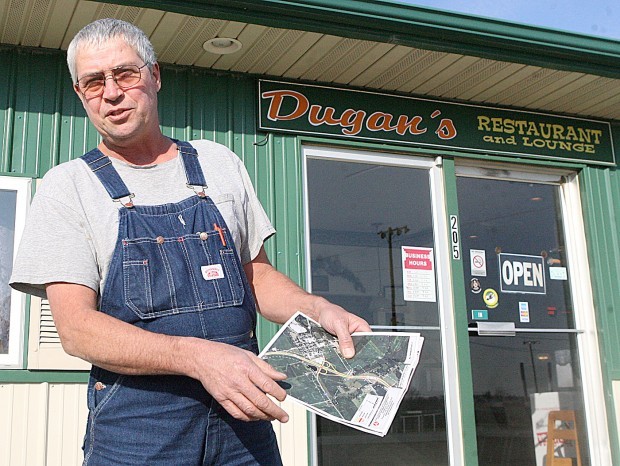 Restaurant owner concerned about cloverleaf plan