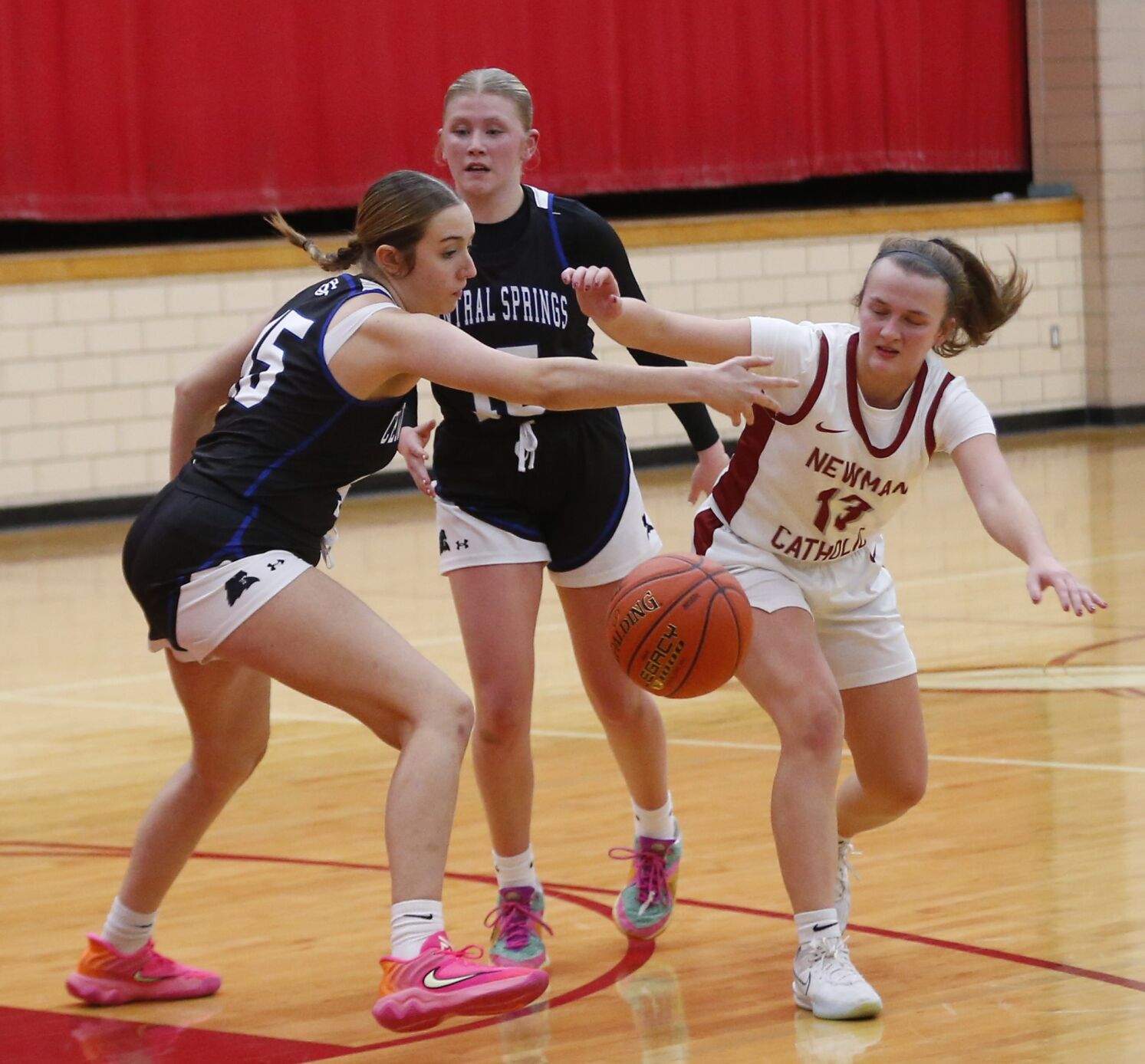 High School Girls Basketball Newman Catholic Central Springs