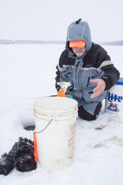 Anglers flock to Yellow Bass Bananza ice-fishing tournament