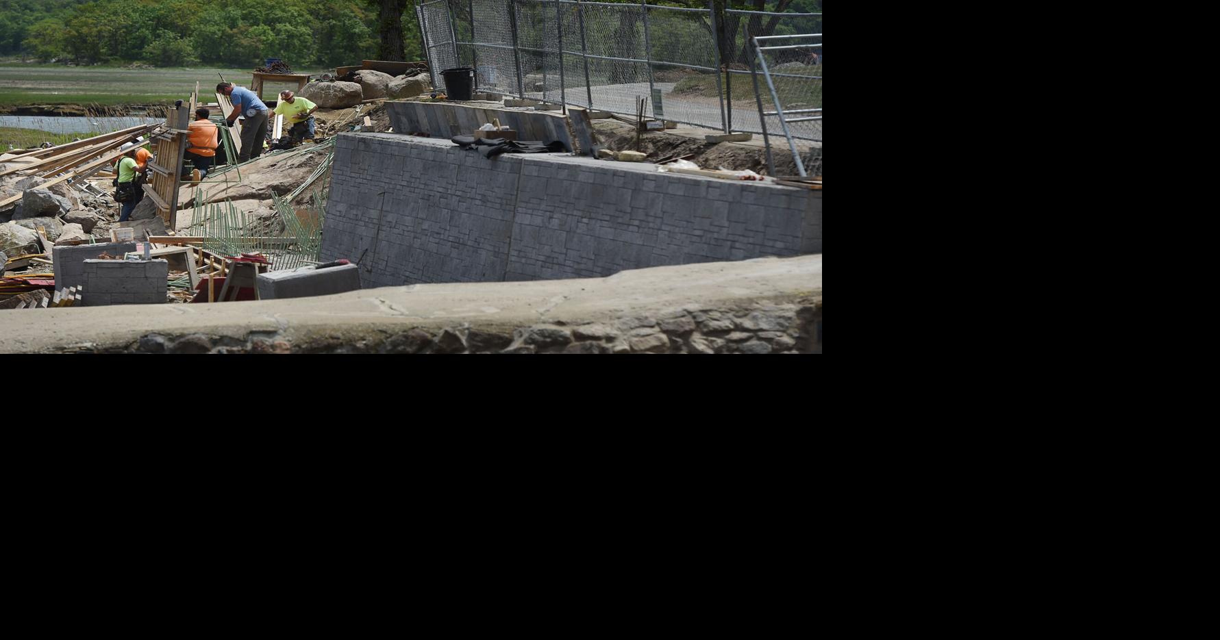 Conomo Point seawall replacement to be completed this week | News ...